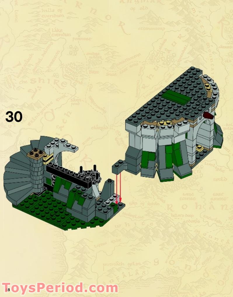 LEGO 9472 Attack on Weathertop Instructions and Parts List
