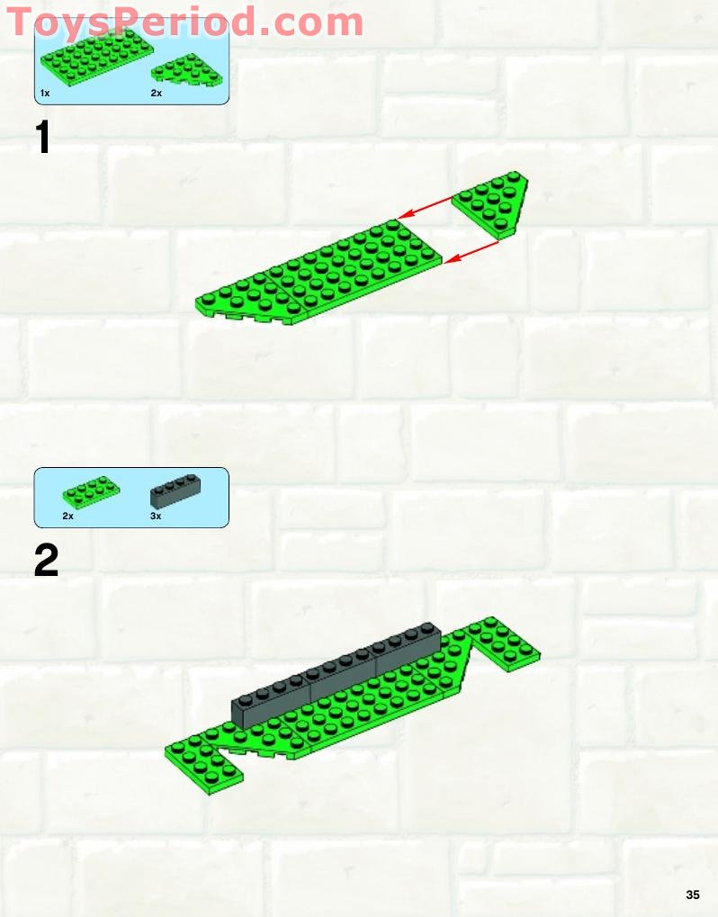 LEGO 10223 Kingdoms Joust Instructions and Parts List