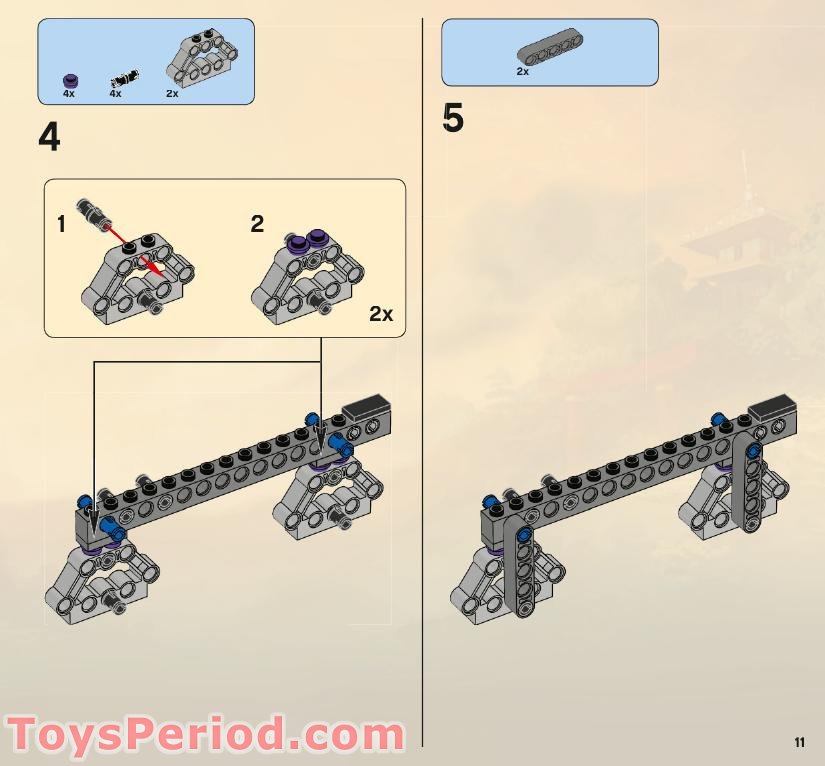 LEGO 2506 Skull Truck Instructions and Parts List