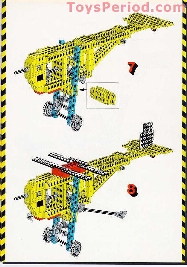 LEGO 852 Multi-Purpose Helicopter Instructions and Parts List