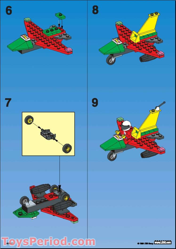 LEGO 1191 Try Bird Instructions and Parts List