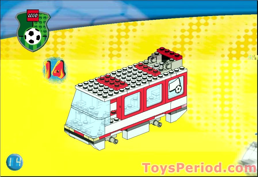 LEGO 3407 Red Bus Instructions and Parts List