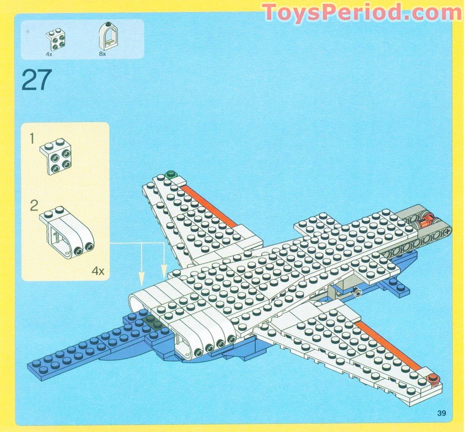 LEGO 4953 Fast Flyers Instructions and Parts List