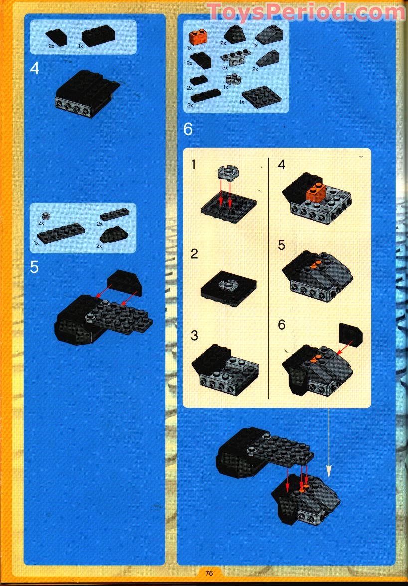 LEGO 4508 Titan Xp Instructions and Parts List