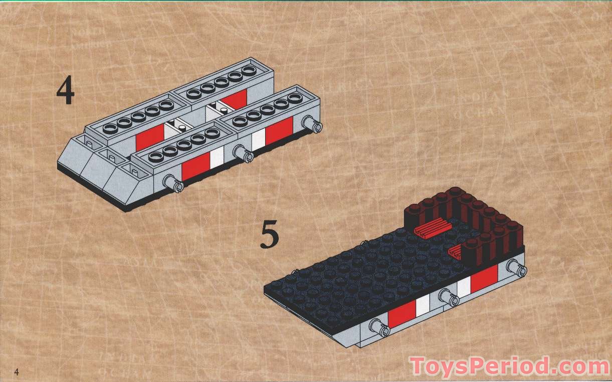 LEGO 5934 Dino Explorer Track Master Instructions and Parts List