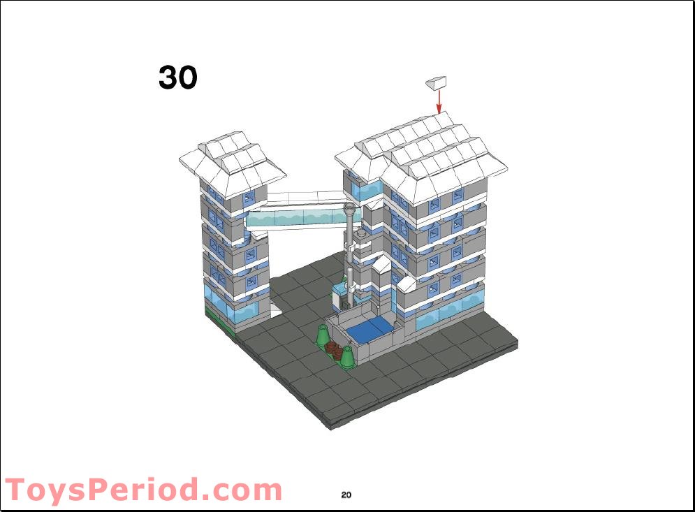 LEGO 5524 Airport Instructions and Parts List