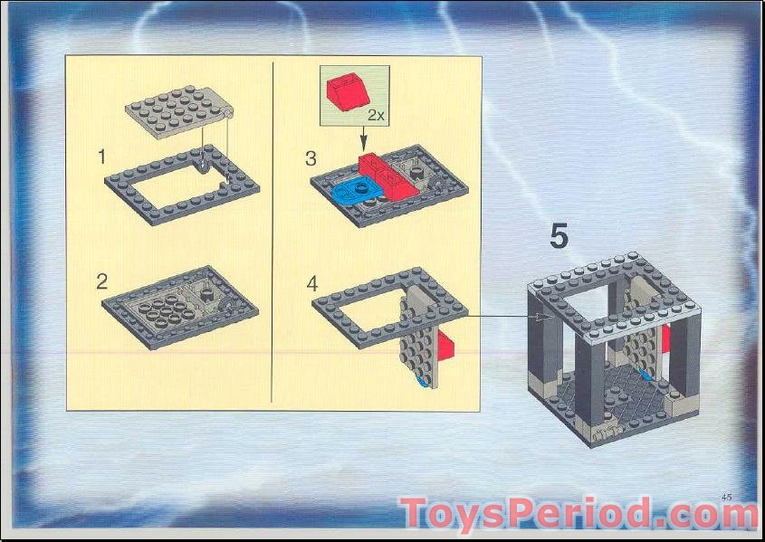 LEGO 6776 Ogel Control Center Instructions and Parts List