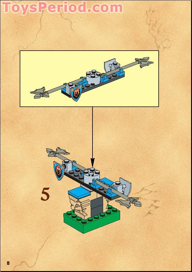 LEGO 6095 Royal Joust Instructions and Parts List