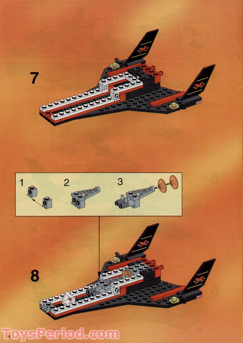 LEGO 6582 Daredevil Flight Squad Instructions and Parts List
