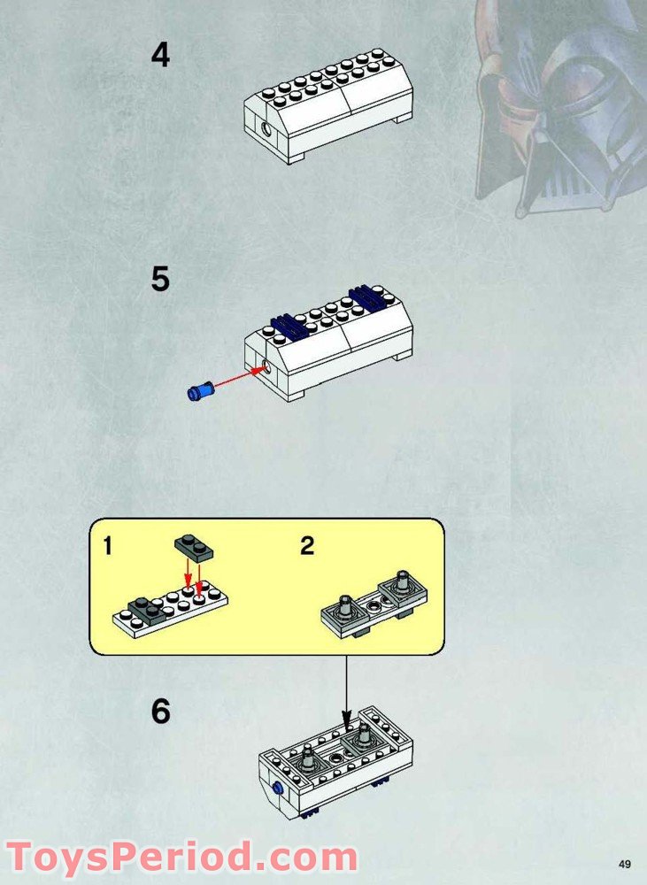 LEGO 7661 Jedi Starfighter with Hyperdrive Booster Ring Instructions ...