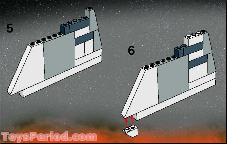 LEGO 7264 Imperial Inspection Set Parts Inventory and Instructions ...