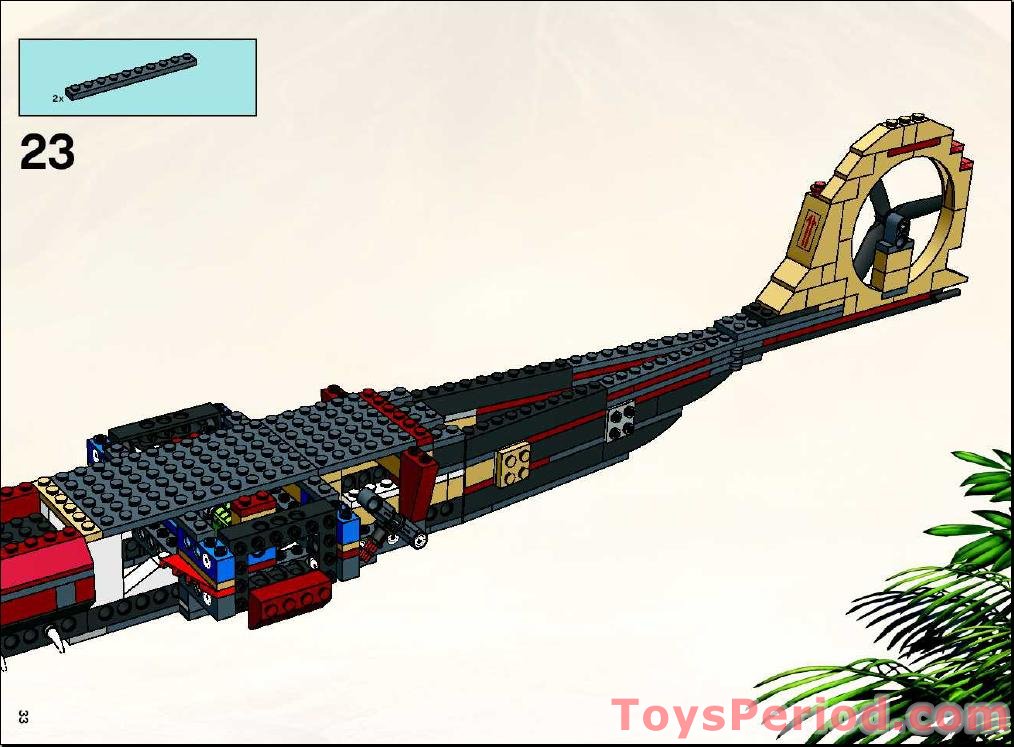 LEGO 7298 Dino Air Tracker Instructions and Parts List