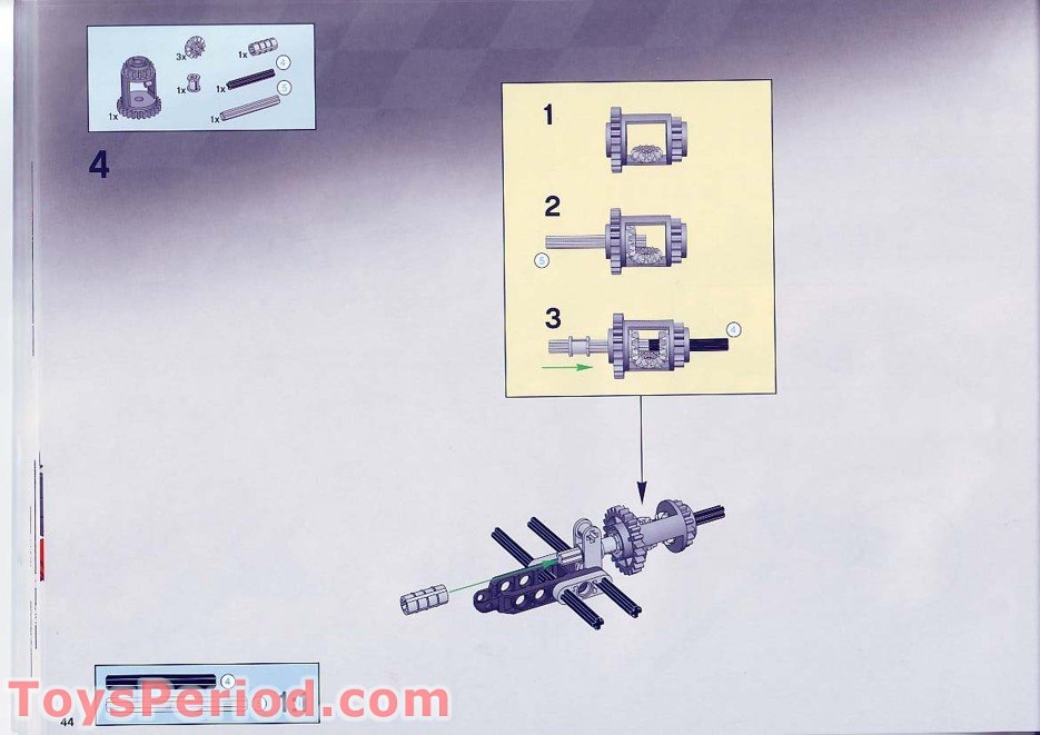 LEGO 8653 Enzo Ferrari 1:10 Instructions and Parts List