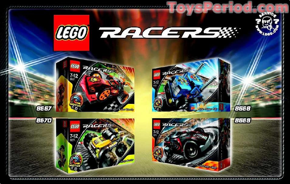 LEGO 8667 Action Wheelie Instructions and Parts List