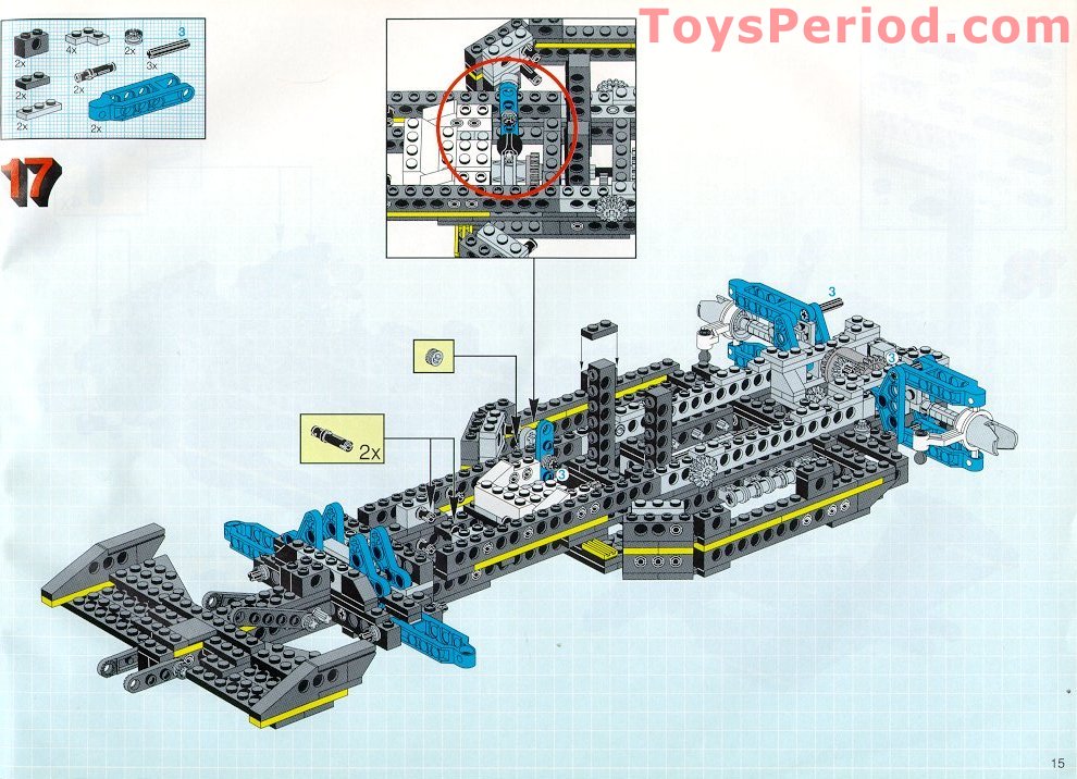 LEGO 8880 Super Car Instructions and Parts List