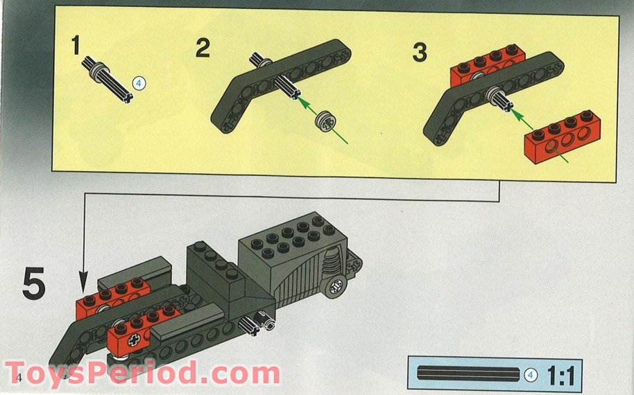 LEGO 8136 Fire Crusher Instructions and Parts List