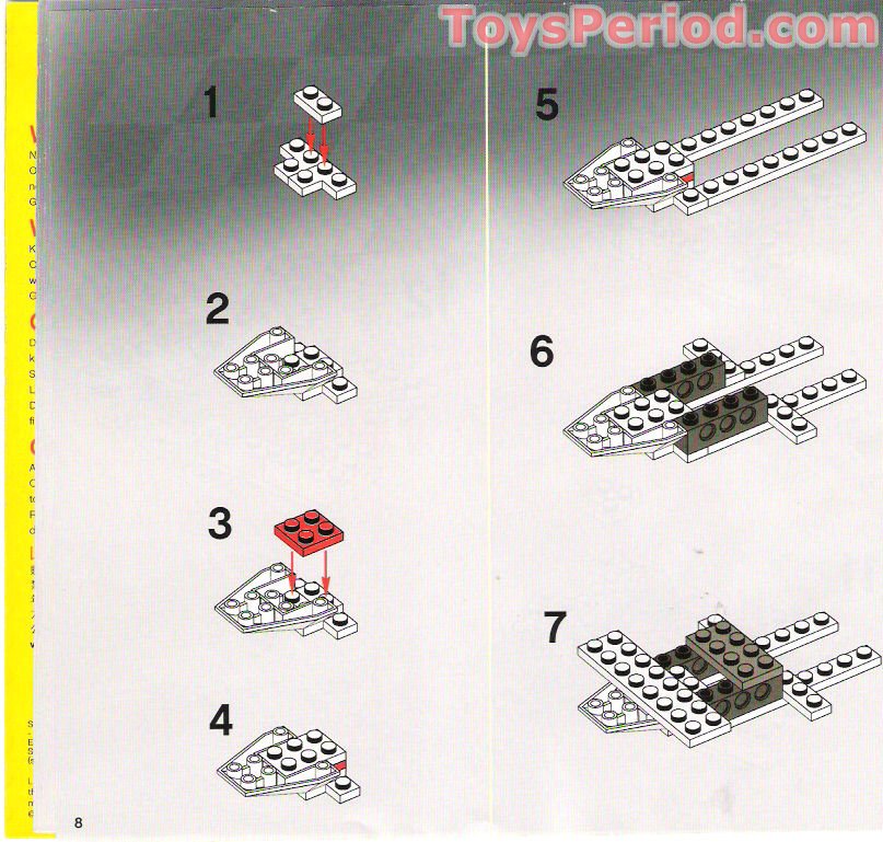 LEGO 8158 Speed Racer and Snake Oiler Instructions and Parts List