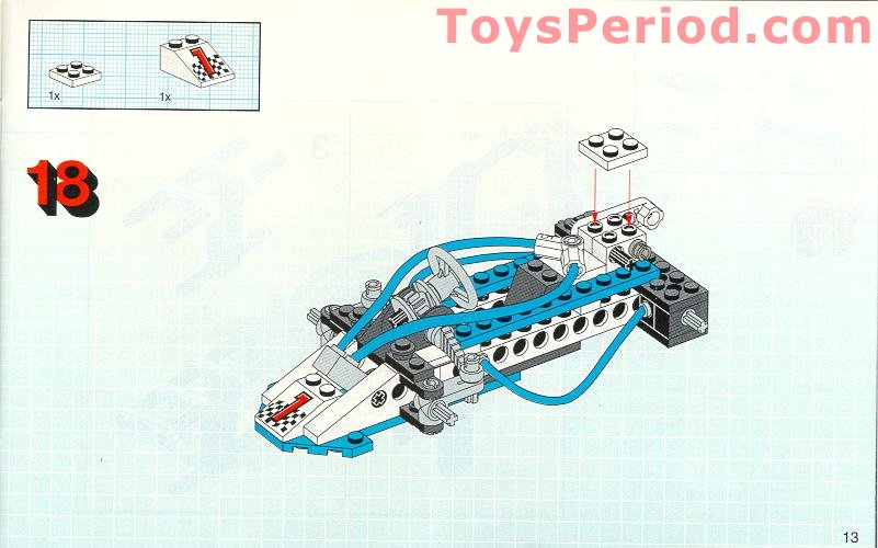 LEGO 8216 Turbo I Instructions and Parts List