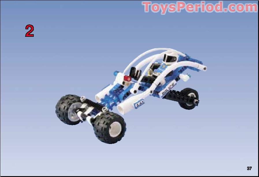 LEGO 8252 Beach Buster Instructions and Parts List