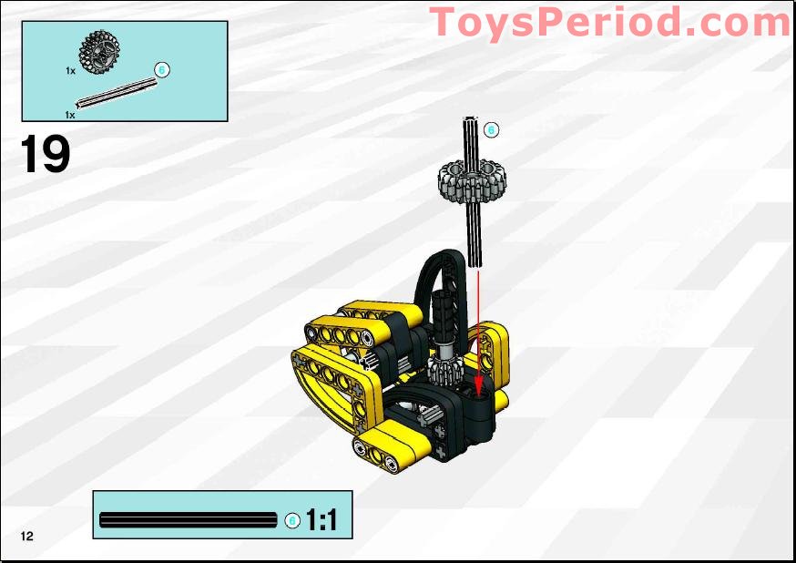 LEGO 8451 Dumper Instructions and Parts List