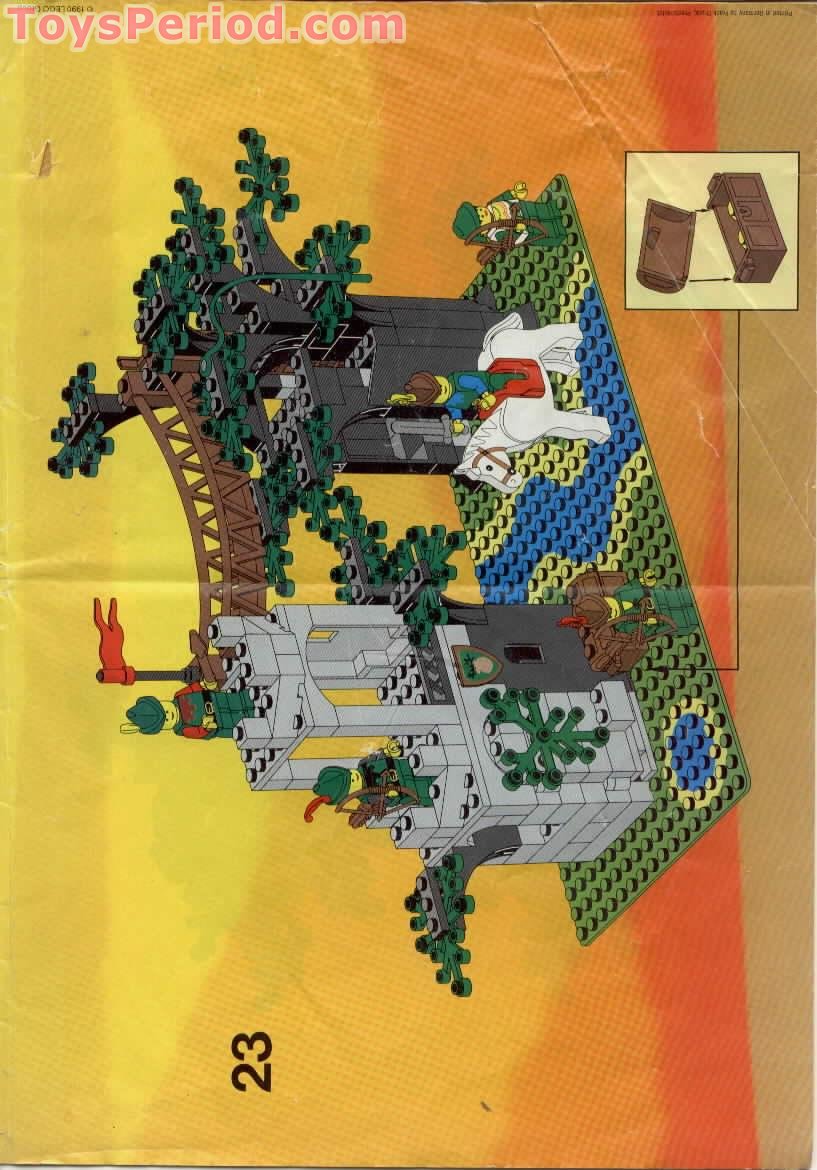 LEGO 6071 Forestmen's Crossing Instructions and Parts List