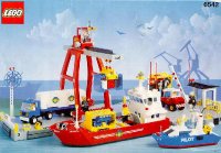 LEGO 6542 Launch and Load Seaport Instructions and Parts List