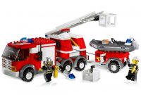 LEGO 7239 Fire Truck Instructions and Parts List