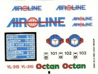 LEGO Sets with Part 10159stk01 Sticker Sheet for Set 10159 - (4264102)