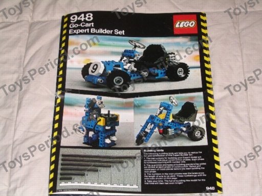 LEGO 948 Go-Kart Instructions and Parts List