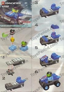 LEGO 4298 Blue Power Instructions and Parts List
