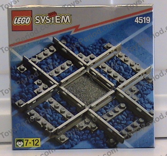 LEGO 4519 Crossing Track Instructions and Parts List