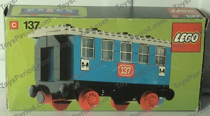 LEGO 137-2 Passenger Sleeping Car Instructions and Parts List