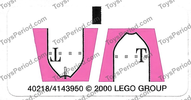 LEGO Sets with Part 1197stk01 Sticker Sheet for Set 1197 - (40218/4143950)