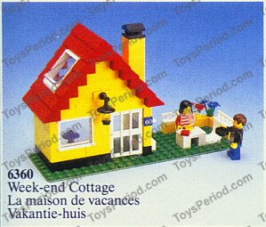 LEGO 6360 Weekend Cottage Instructions and Parts List