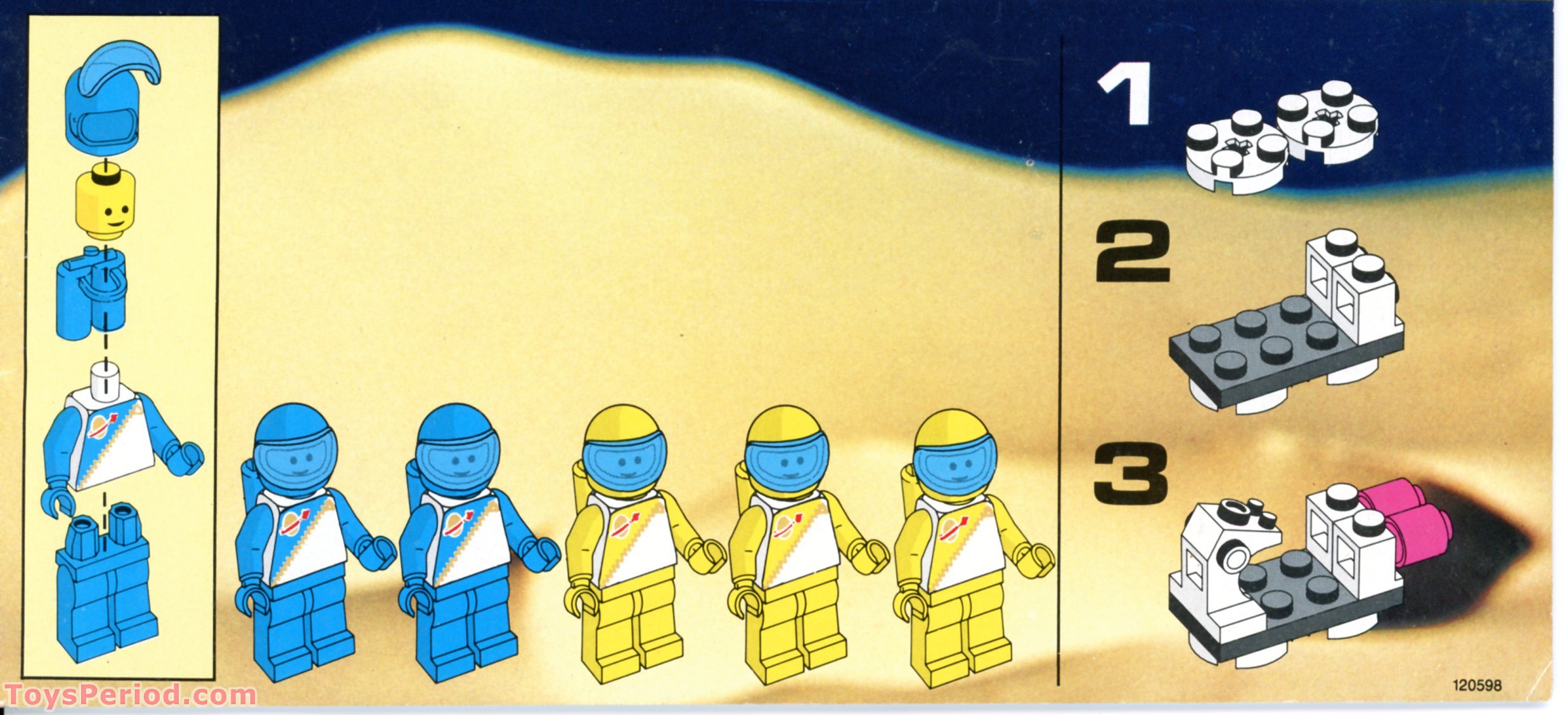 LEGO 6990 Monorail Transport System Instructions and Parts List