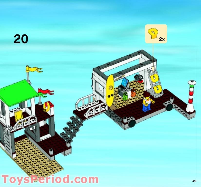 LEGO 4644 Marina Instructions and Parts List