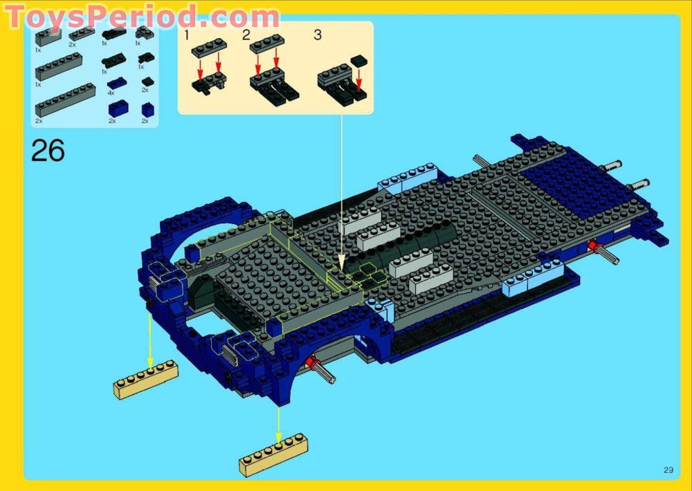 LEGO 10187 Volkswagen Beetle (VW Beetle) Instructions and Parts List
