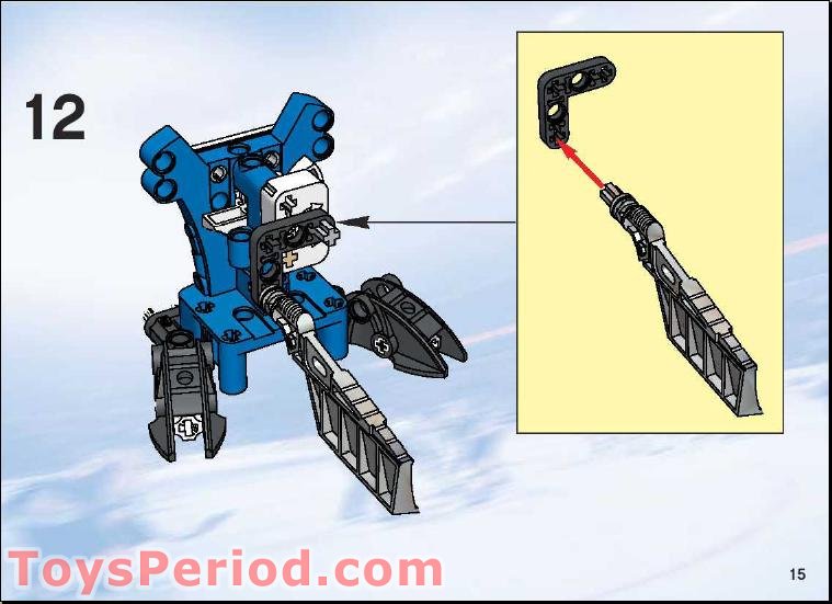 LEGO 3542 Flip Shot Instructions and Parts List