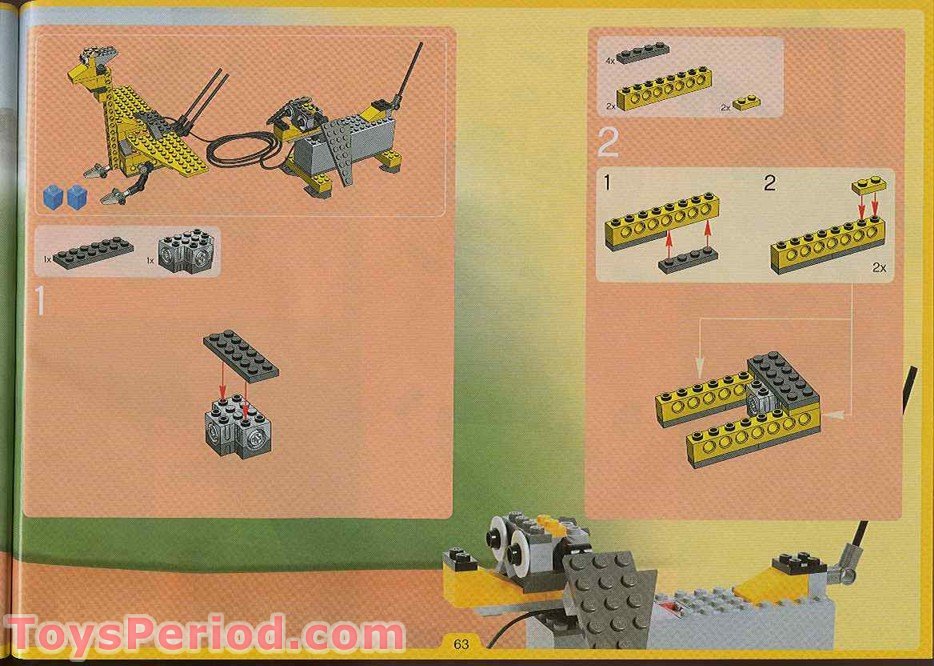 LEGO 4094 Motor Movers Instructions and Parts List
