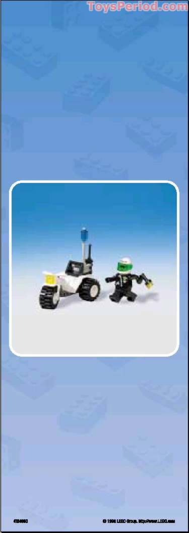 LEGO 4304 Chopper Cop Instructions and Parts List