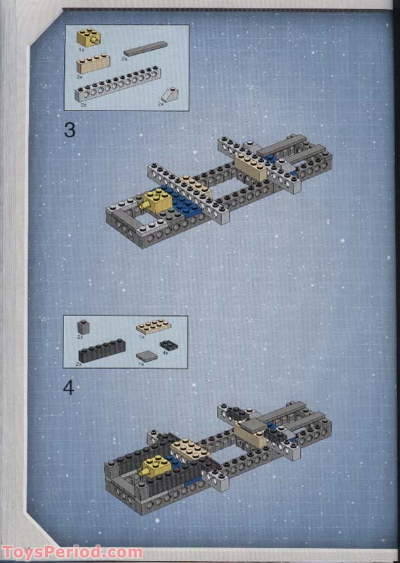 LEGO 4483-2 AT-AT, Blue Box Instructions and Parts List
