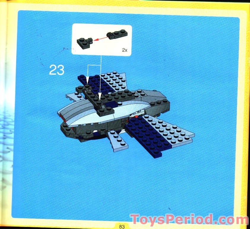 LEGO 4506 Deep Sea Predators Instructions and Parts List