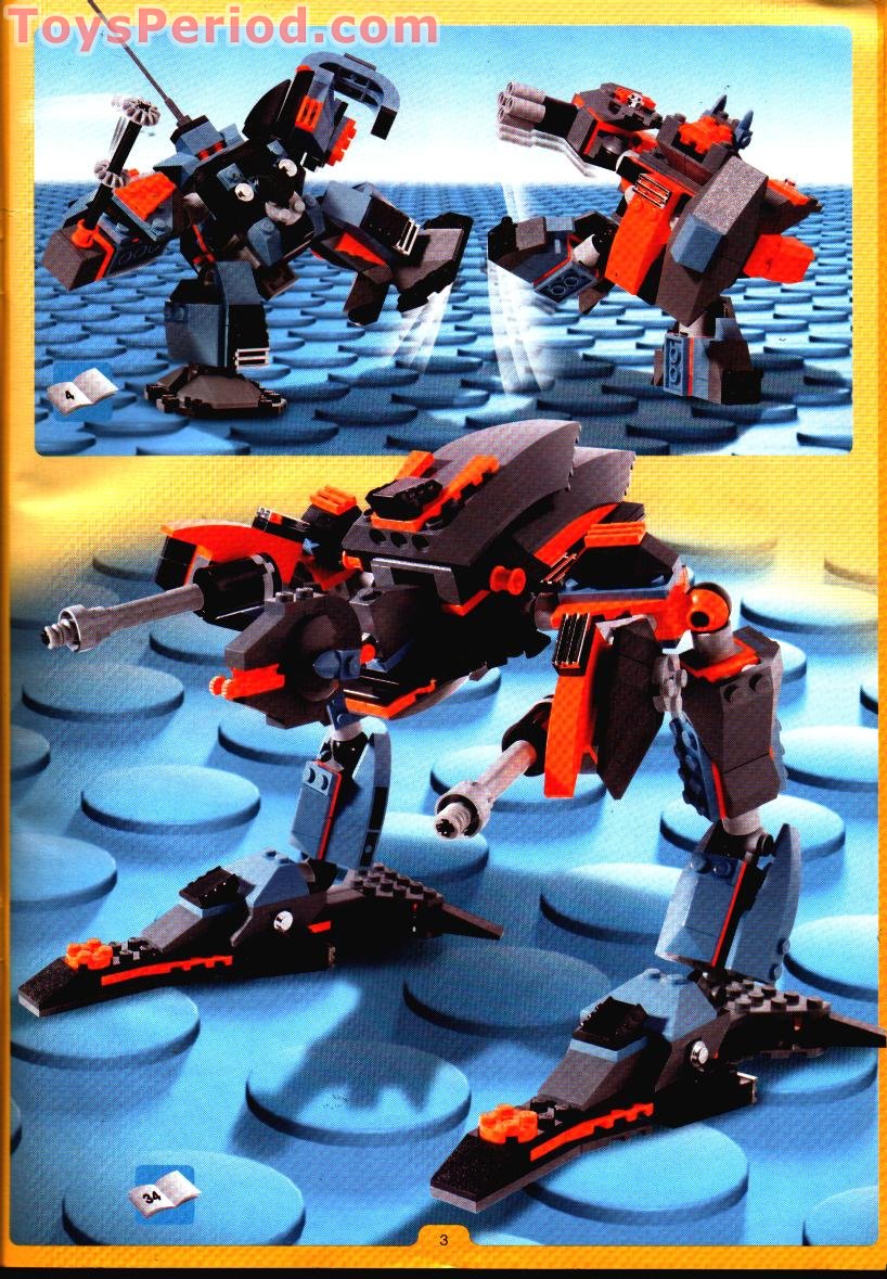 LEGO 4508 Titan Xp Instructions and Parts List