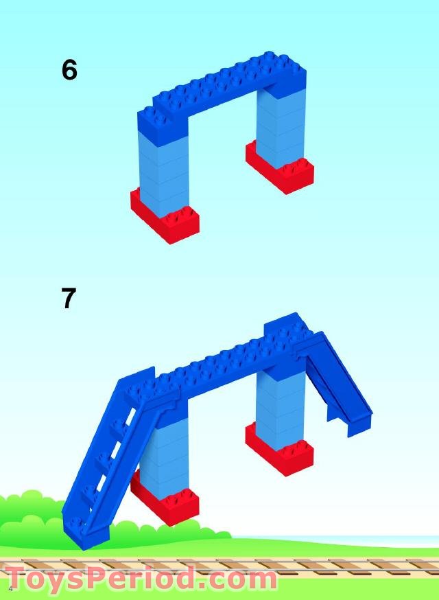 LEGO 5608 Train Starter Set Instructions and Parts List