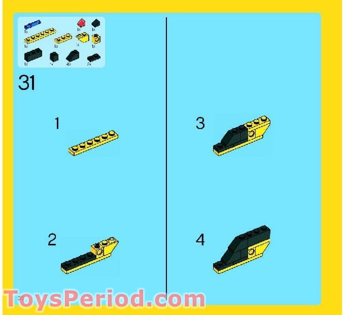 LEGO 6745 Propeller Power Instructions and Parts List