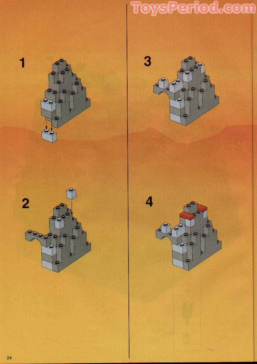 LEGO 6087 Witch's Magic Manor Instructions and Parts List