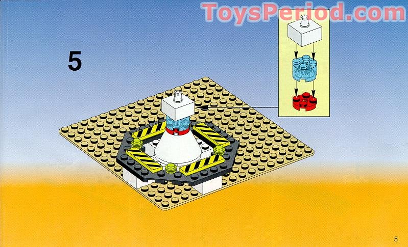 LEGO 6455 Space Simulation Station Instructions and Parts List