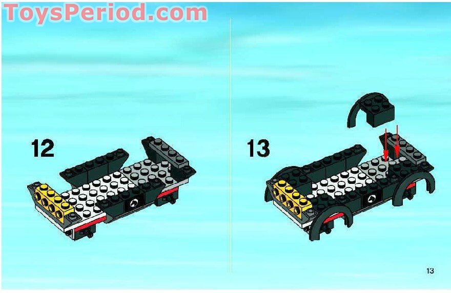 LEGO 7635 4wd with Horse Trailer Instructions and Parts List