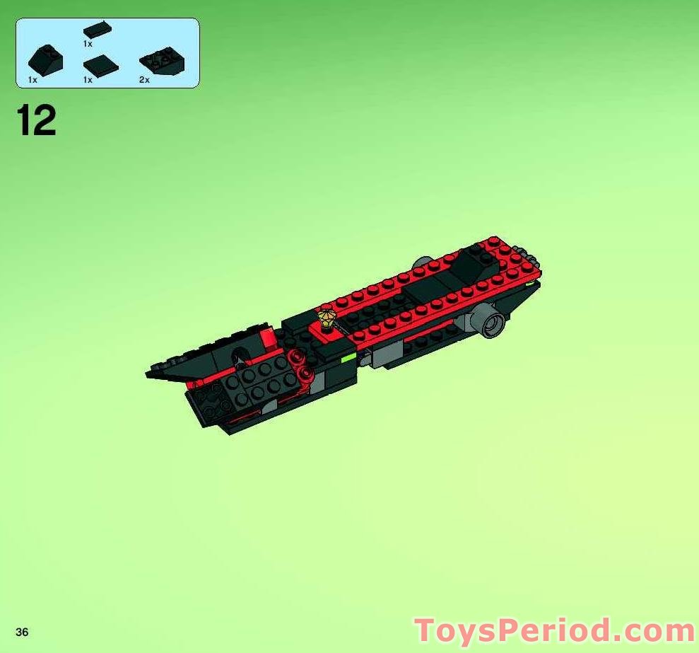 LEGO 7646 ETX Alien Infiltrator Instructions and Parts List