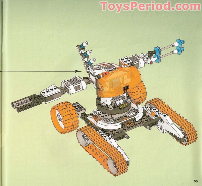 LEGO 7697 MT-51 Claw-Tank Ambush Instructions and Parts List